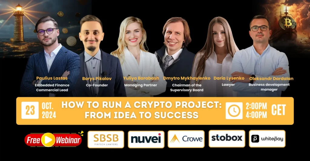 [FREE WEBINAR] 🏆 «How to Run a Crypto Project: From Idea to Success ...